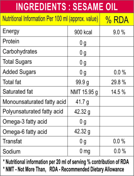IDHAYAM Sesame Oil - 1 Ltr Pouch - IDHAYAM